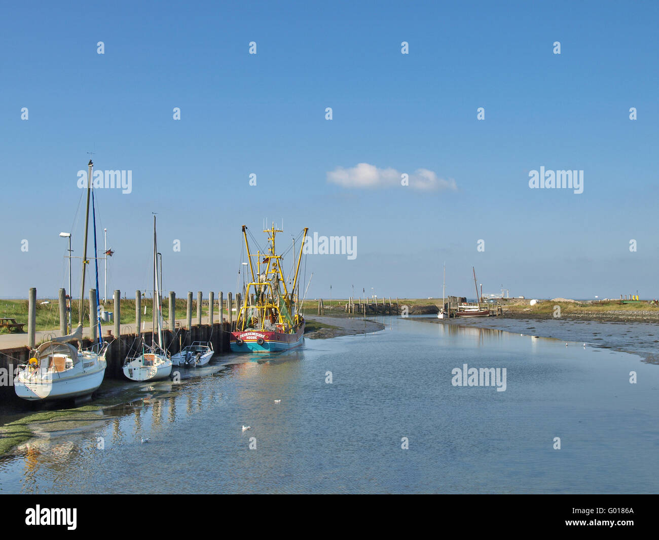 The Holm Harbour of Hooge, Germany Stock Photo - Alamy