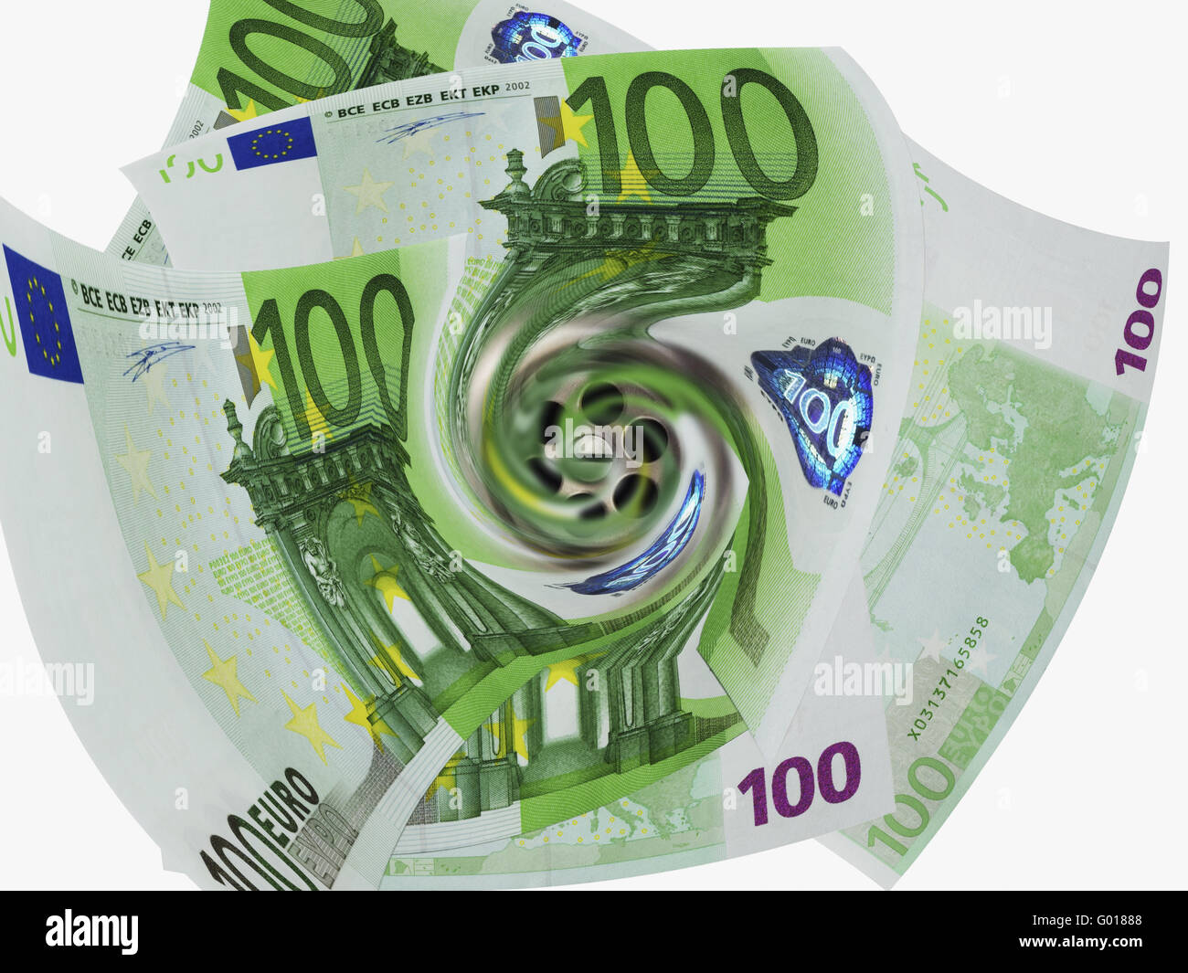 100 euro bills hi-res stock photography and images - Alamy