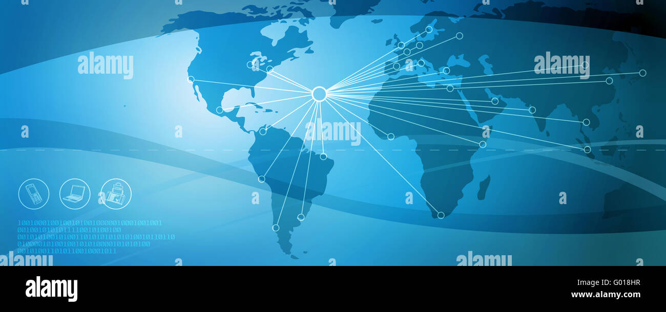 blue network 3 Stock Photo - Alamy