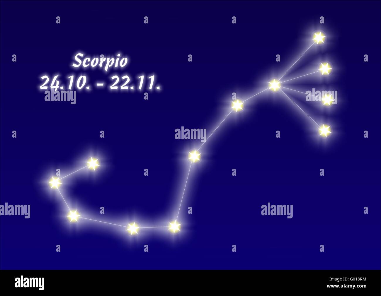 Sternbild skorpion hi-res stock photography and images - Alamy