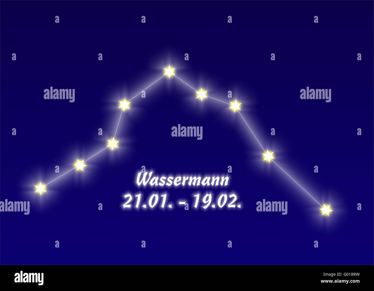 Sternbilder wassermann hi-res stock photography and images - Alamy