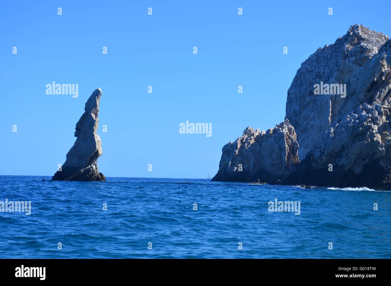 Rock Projections in Pacific Ocean Near Land's End Cabo San Lucas Mexico ...