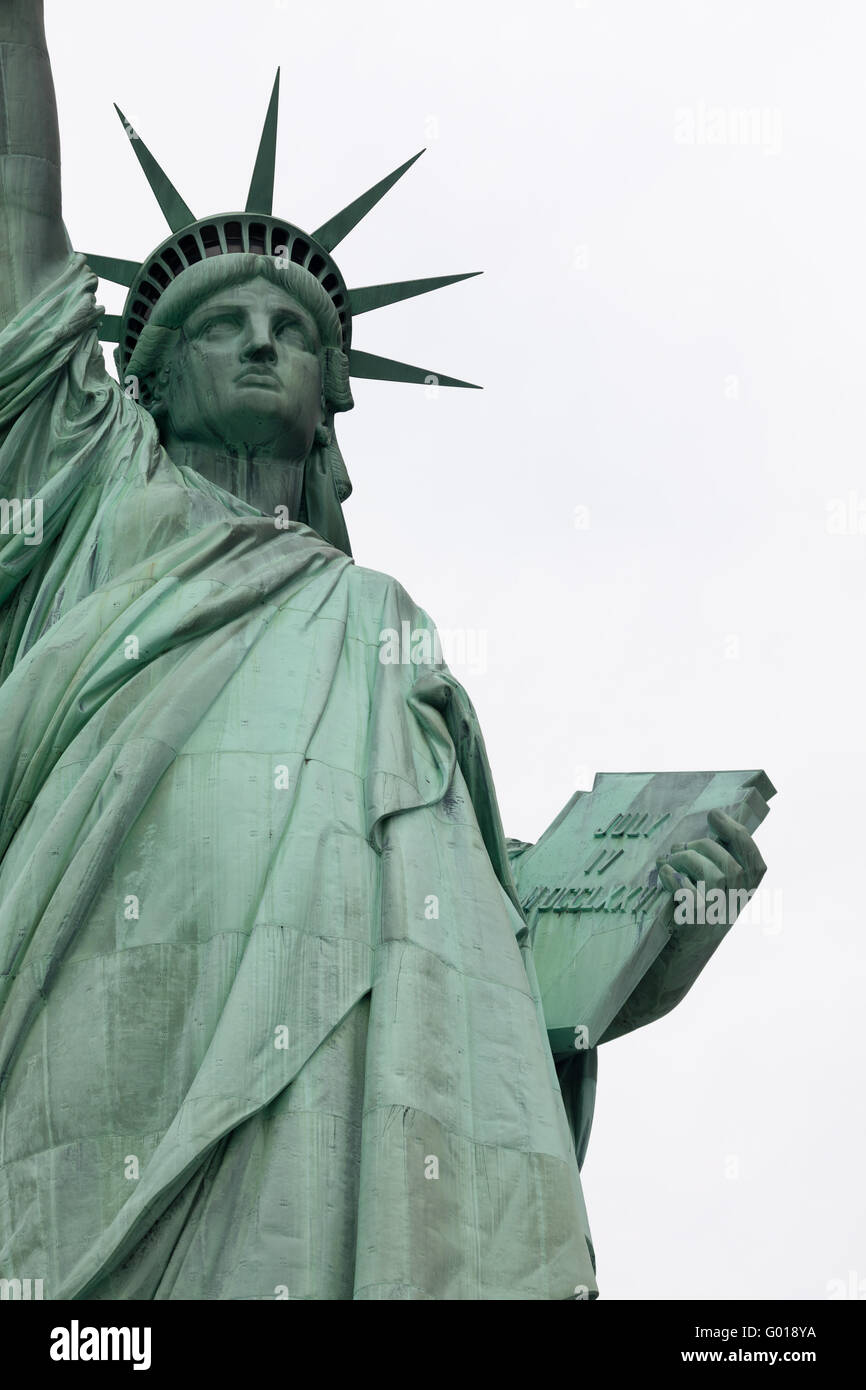 The Statue of Liberty is a colossal copper statue, designed by Auguste ...