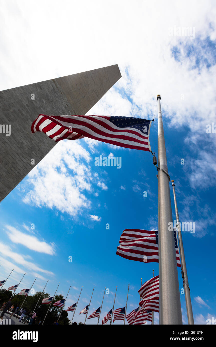 Washington DC, view of the famous obelisk Stock Photo - Alamy