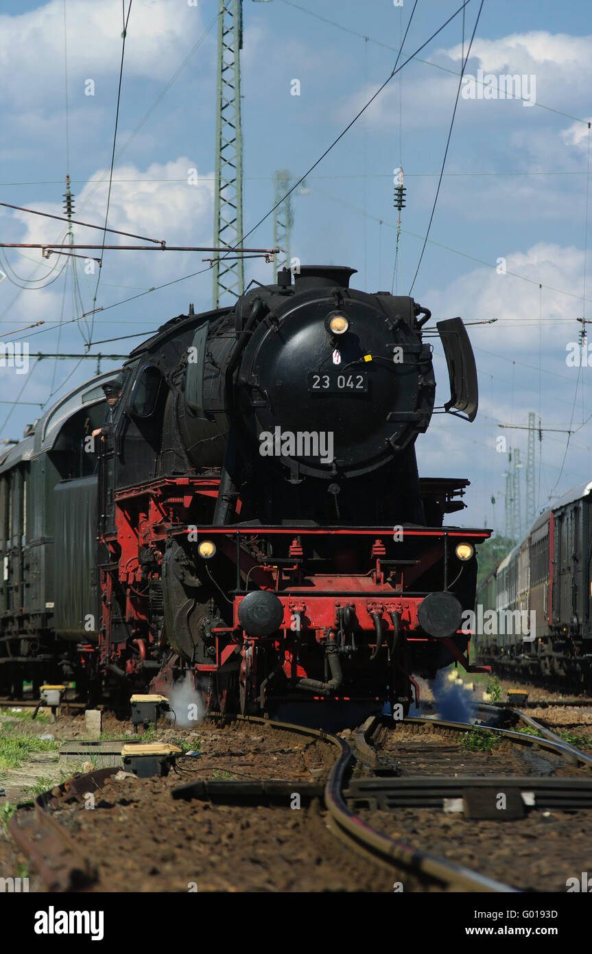 Steam locomotive BR 23 Stock Photo - Alamy