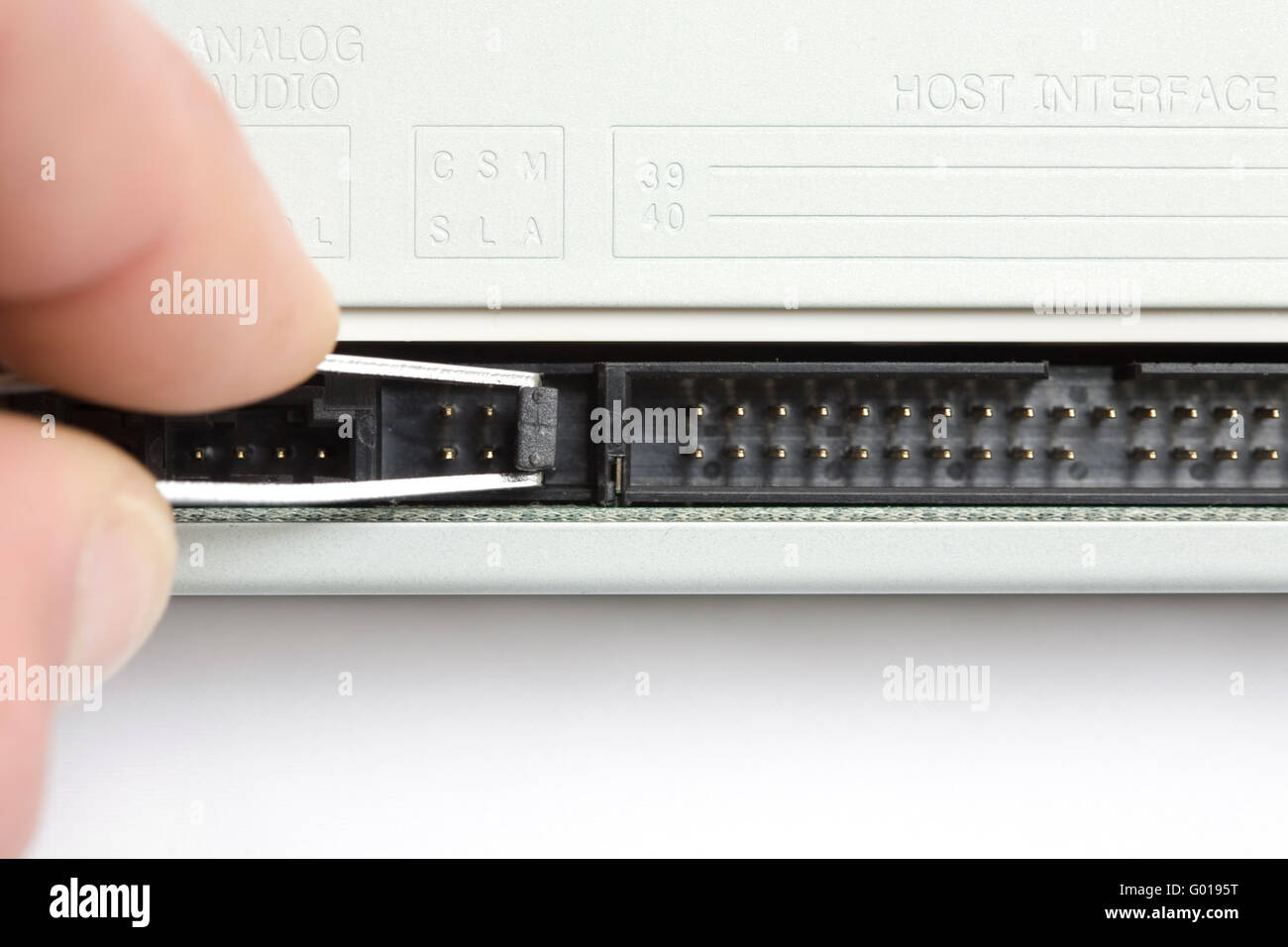 Installing a drive Stock Photo - Alamy