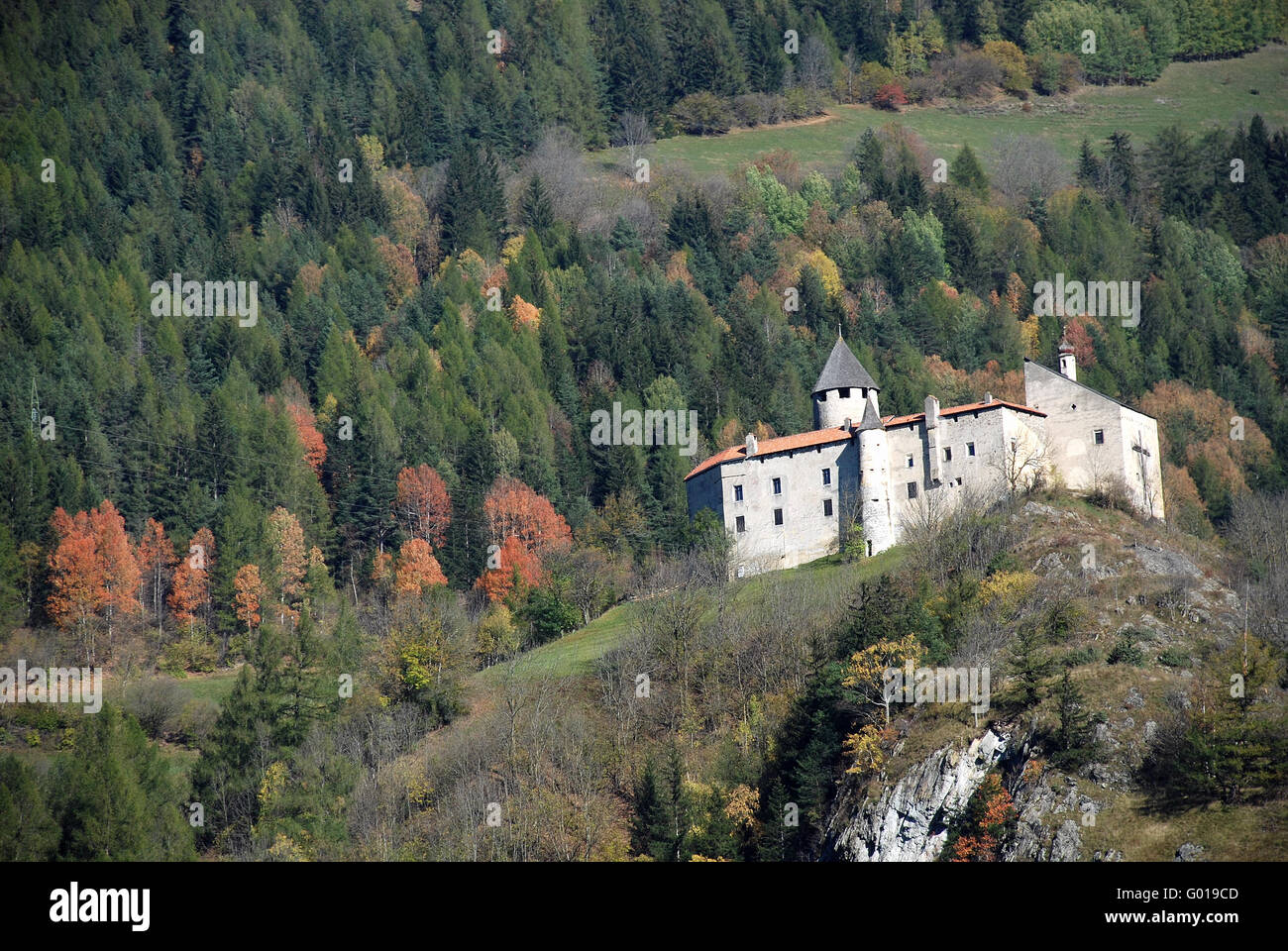 Castle in Italy Stock Photo - Alamy
