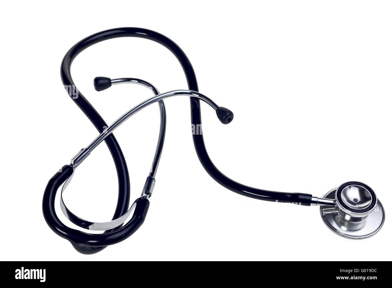 stethoscope isolated on a white background Stock Photo - Alamy