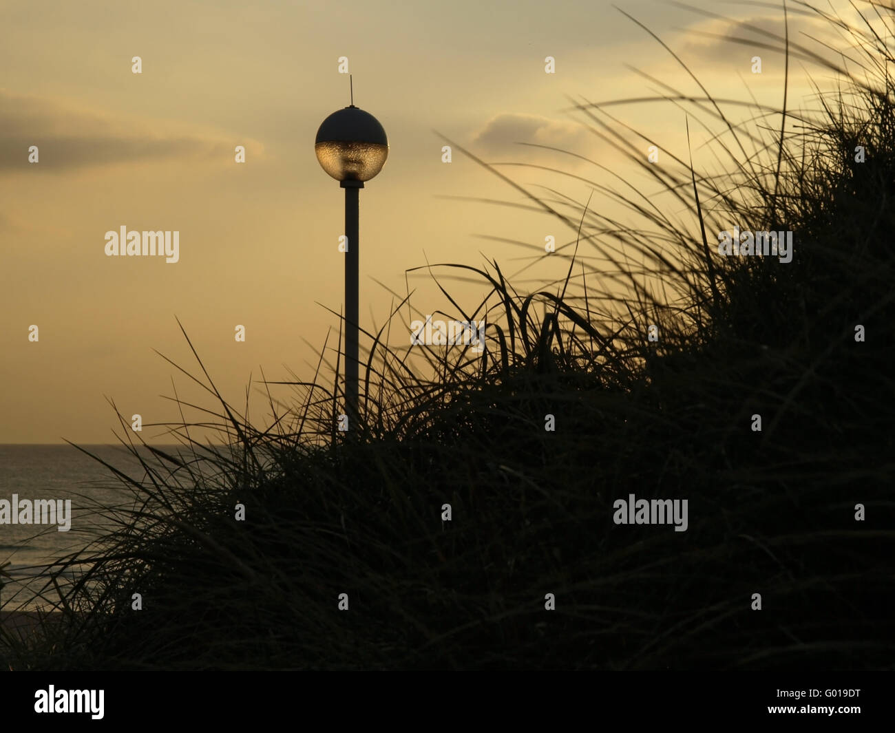 Beach Lighting in Westerland, Germany Stock Photo - Alamy