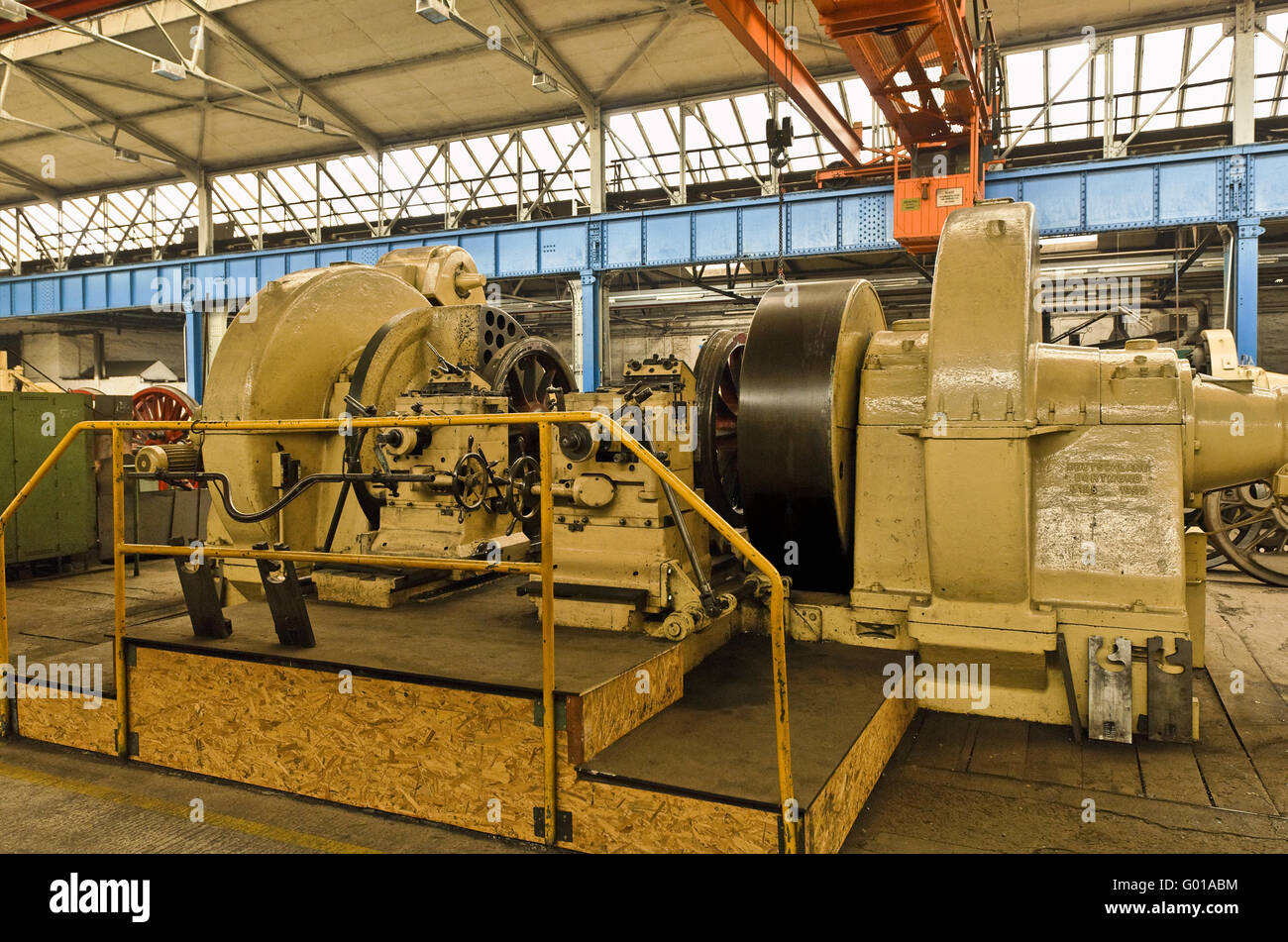 Meiningen Steam Locomotive Works Stock Photo - Alamy