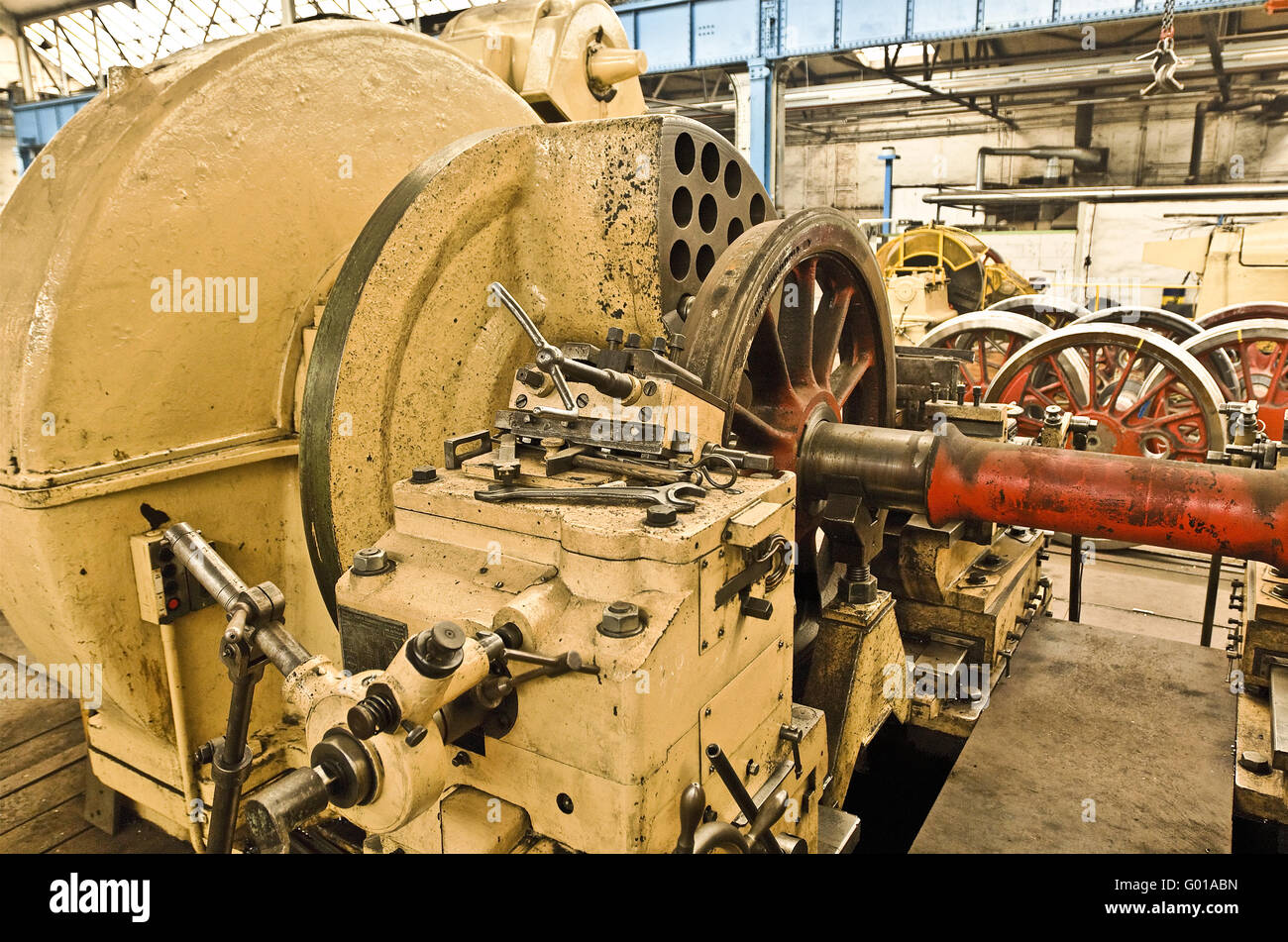 Meiningen Steam Locomotive Works Stock Photo - Alamy