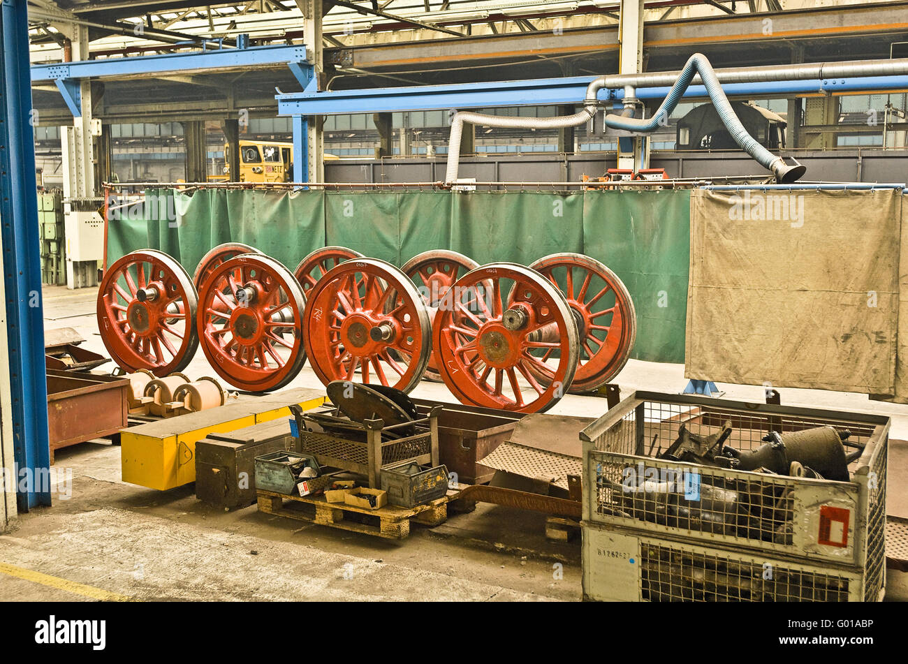 Meiningen Steam Locomotive Works Stock Photo - Alamy