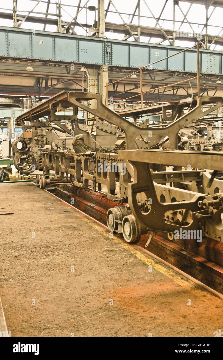 Meiningen Steam Locomotive Works Stock Photo - Alamy