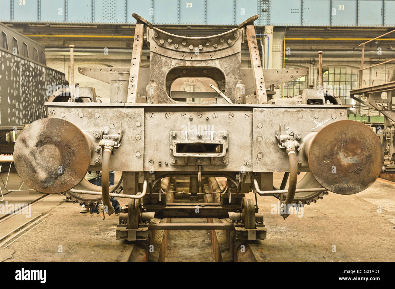Meiningen Steam Locomotive Works Stock Photo - Alamy