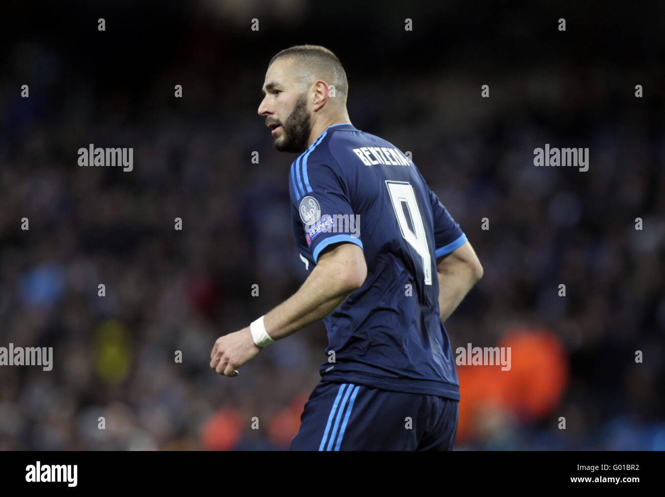 Karim Benzema of Real Madrid in action during the match of Champions ...