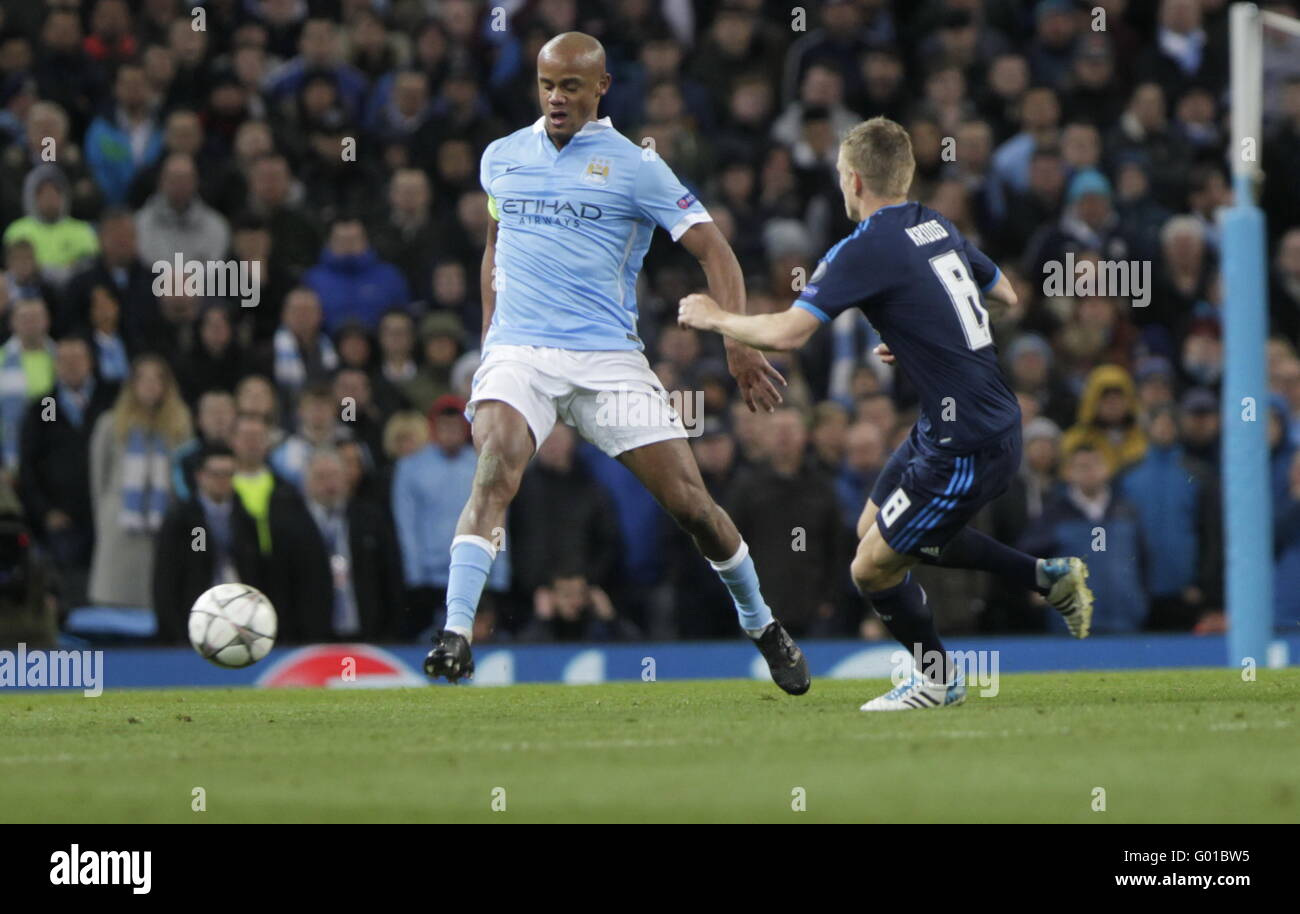Vincent Kompany of Manchester City iin action during the match of ...