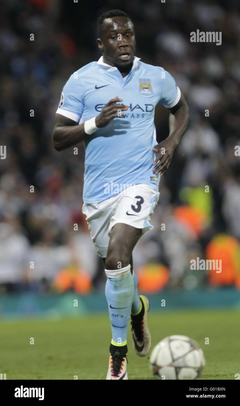 Bacary Sagna of Manchester City in action during the match of Champions ...
