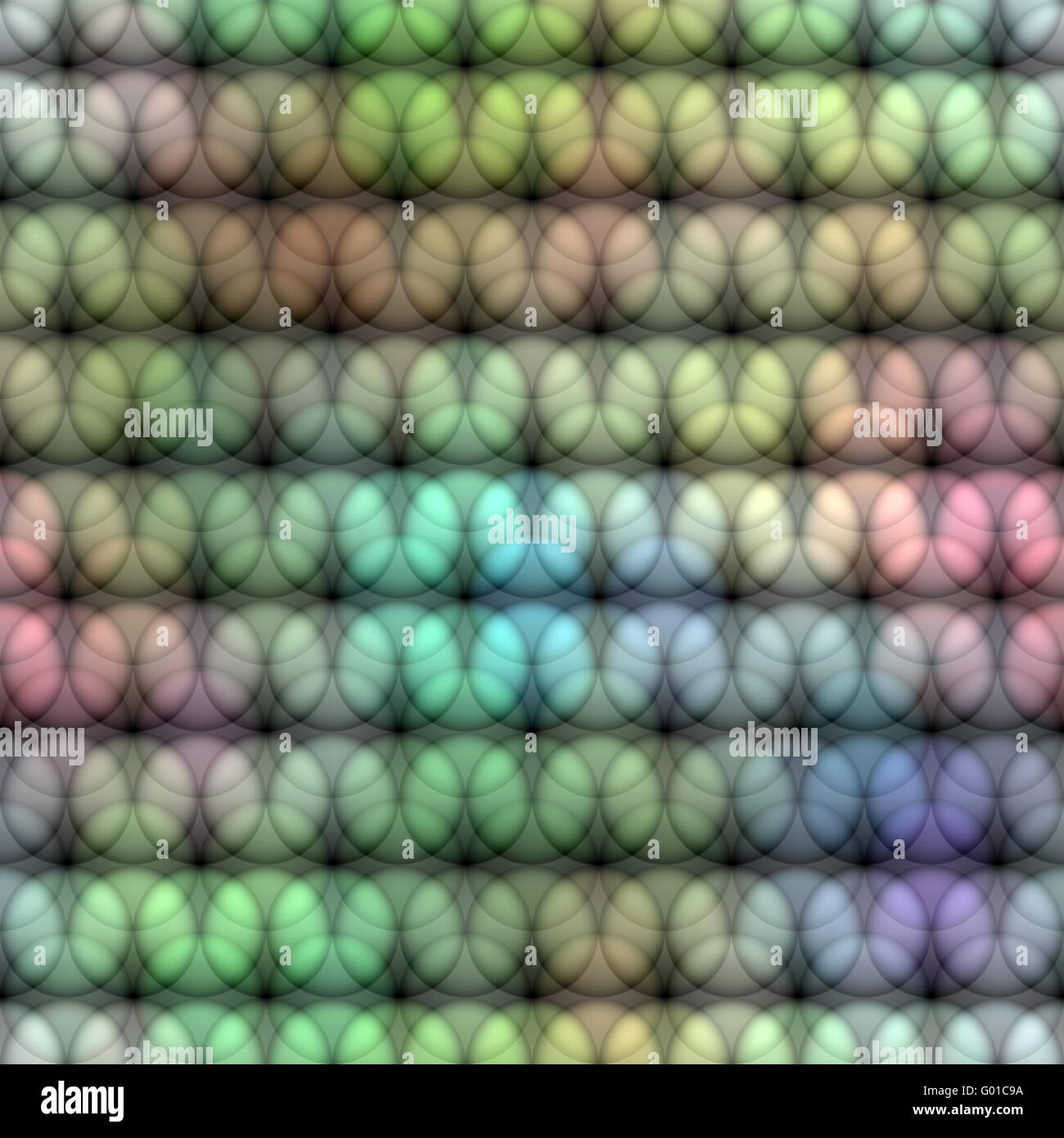 seamless texture of repeating round shapes in soft colors Stock Photo ...