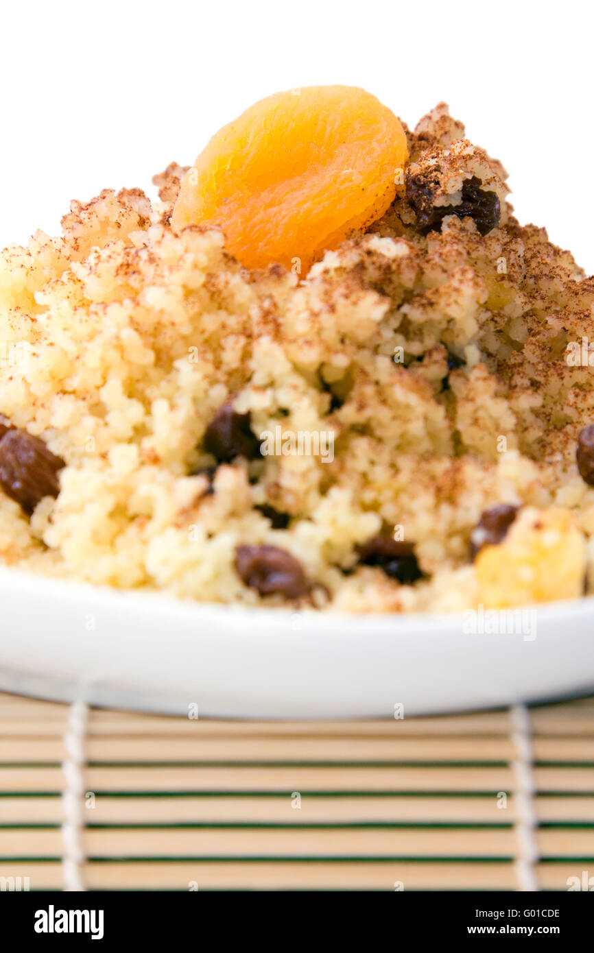 Süßer afrikanischer Couscous - Sweet African Couscous Stock Photo - Alamy