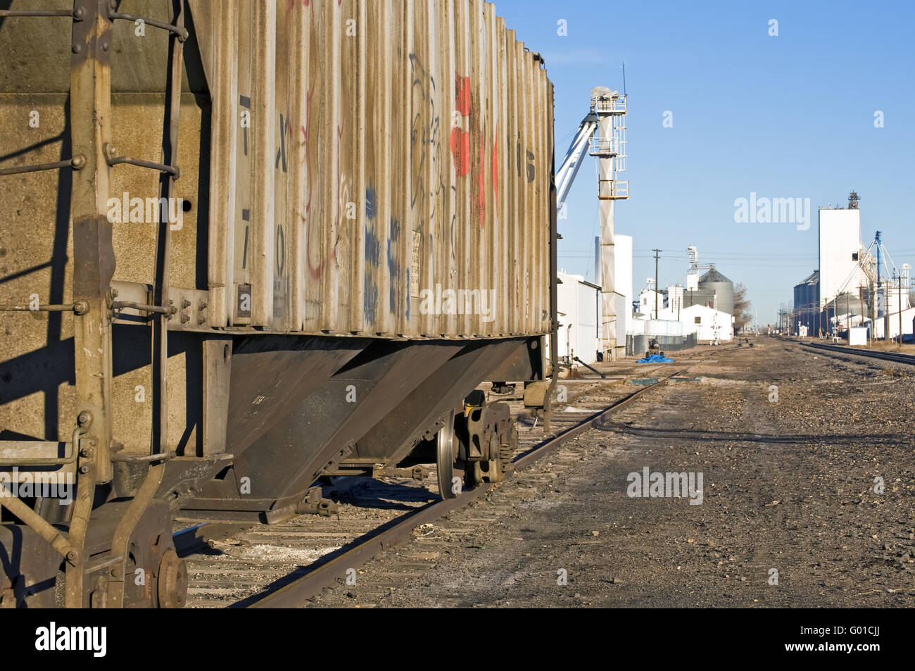 Grain railcar hi-res stock photography and images - Alamy