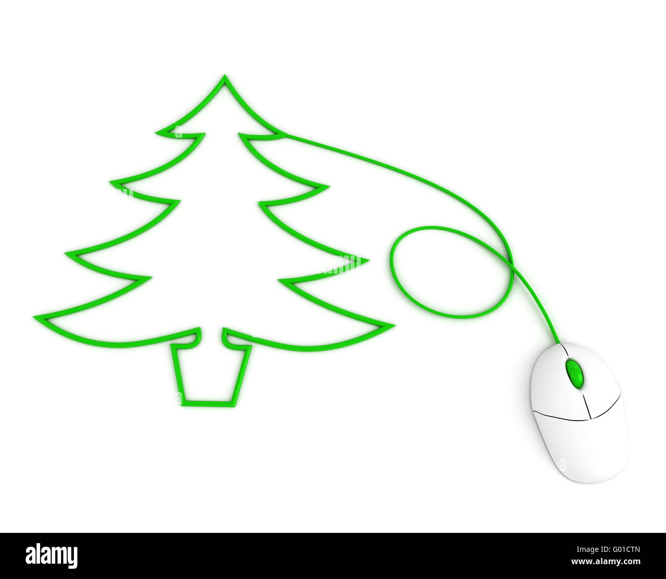 Merry xmas computer mouse hi-res stock photography and images - Alamy