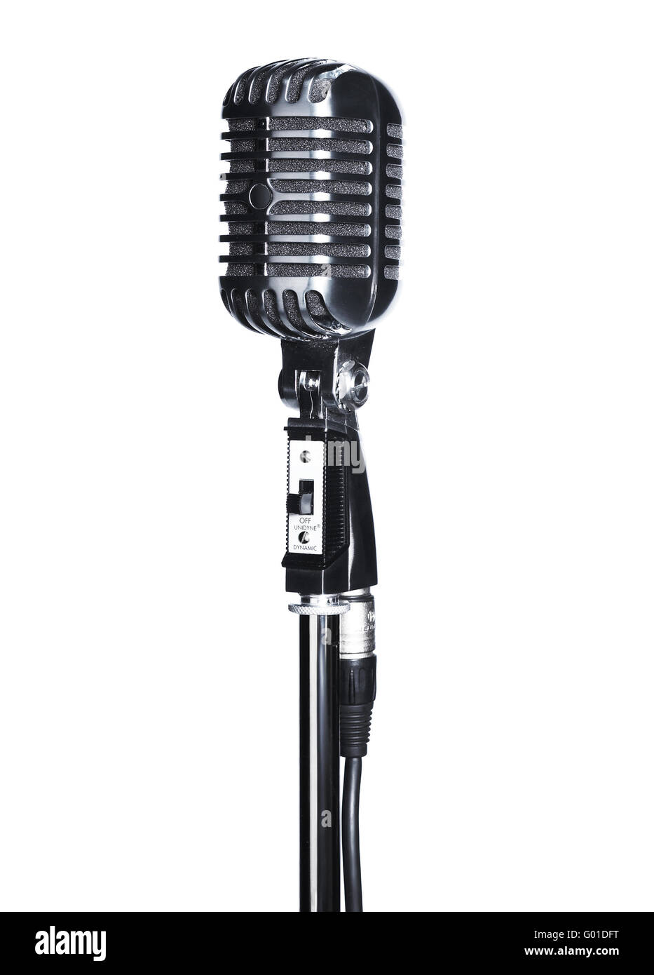 Old style jazz microphone hi-res stock photography and images - Alamy