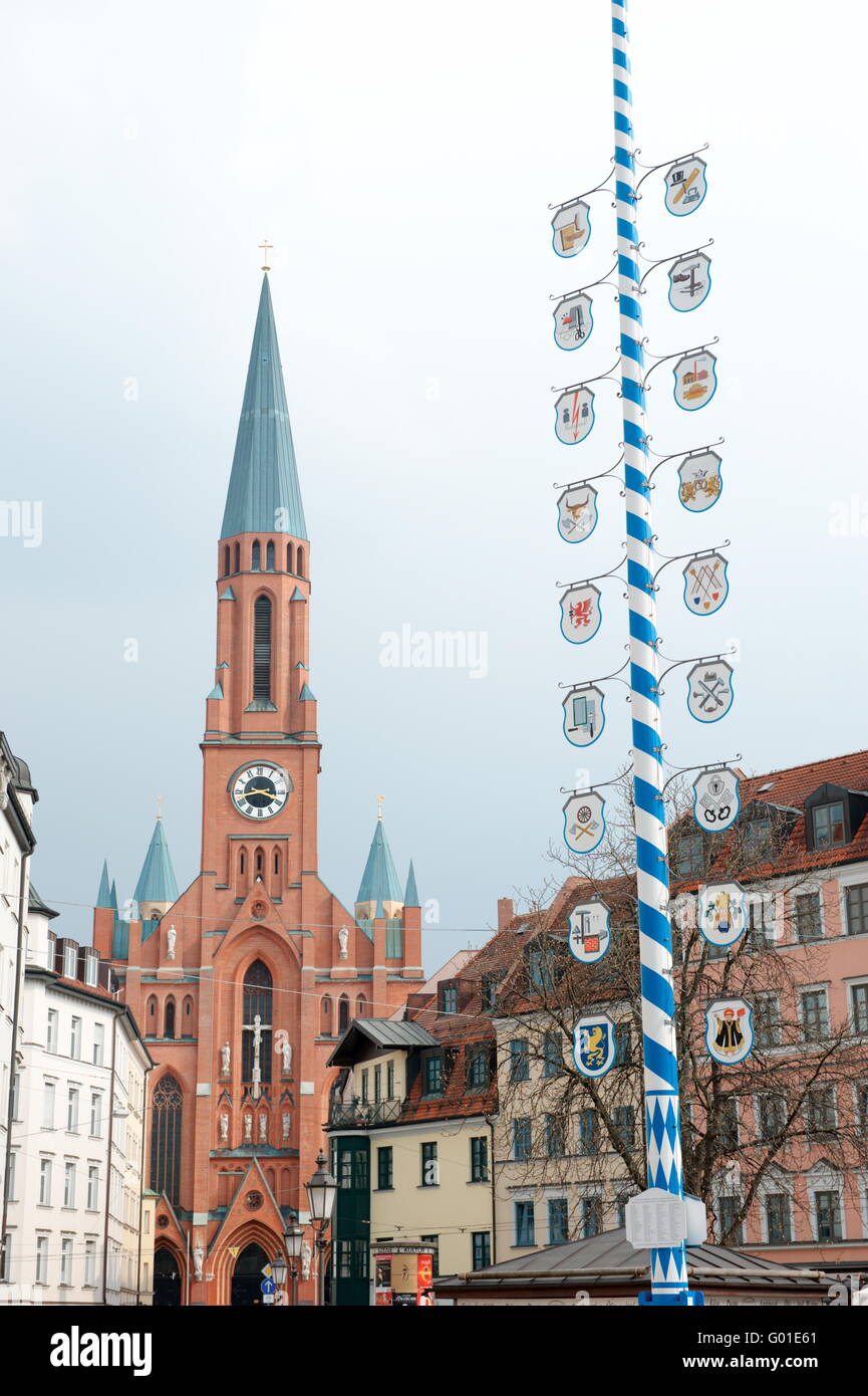 Dome of Haidhausen Stock Photo - Alamy