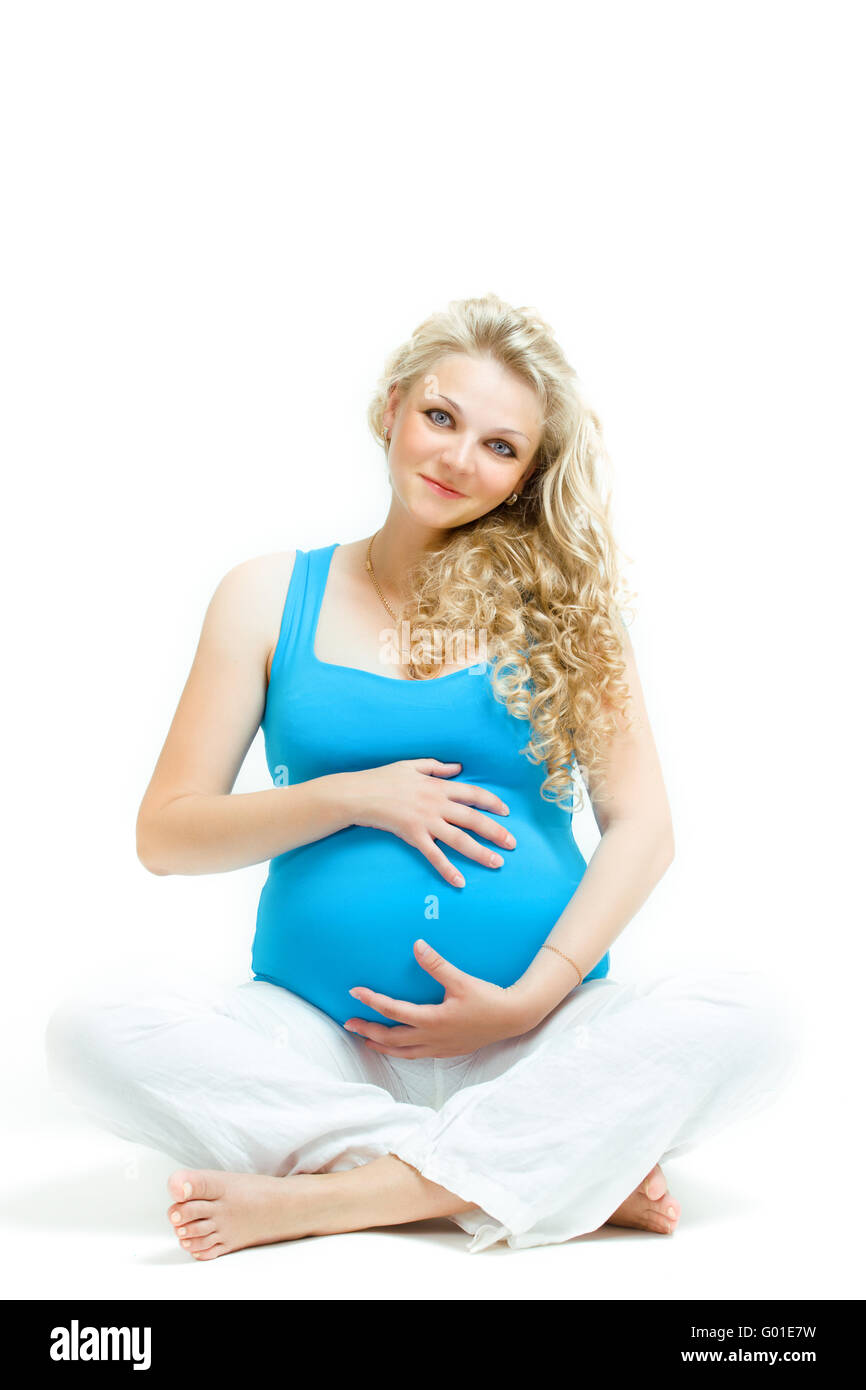 Pregnant model Cut Out Stock Images & Pictures - Alamy