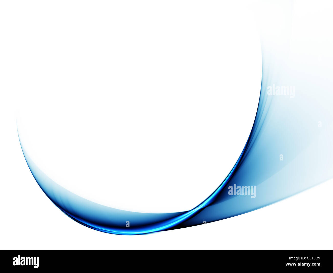 Blue abstract, circular movement on white background Stock Photo - Alamy