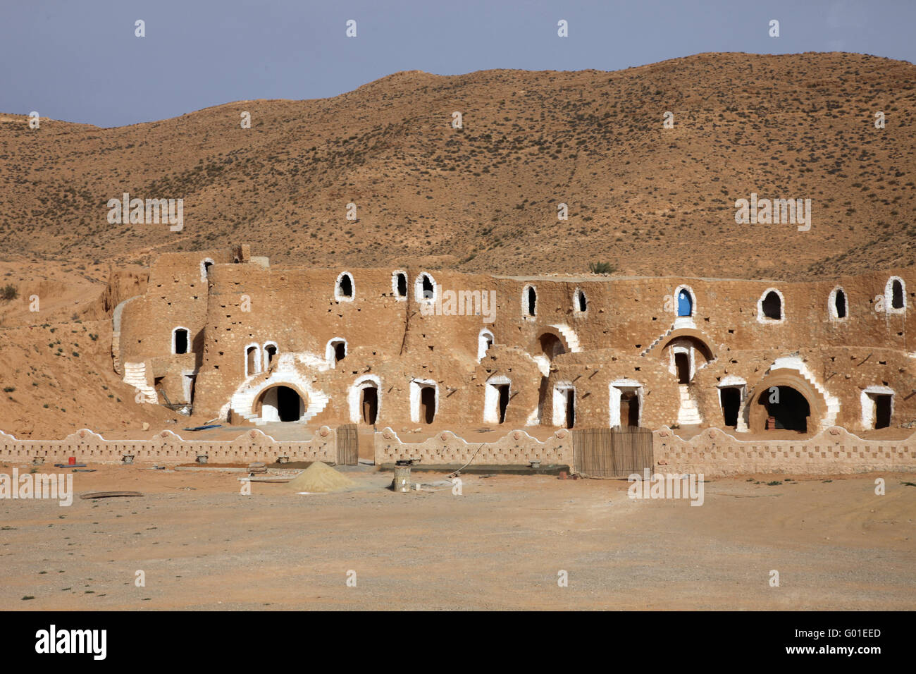 Bedouin house in Tunisia Stock Photo - Alamy