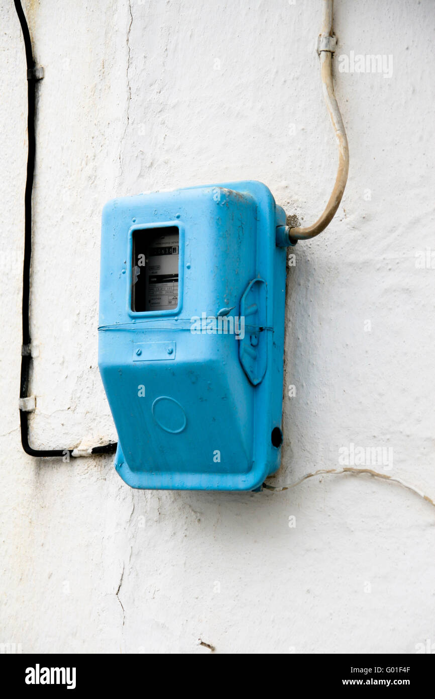 Old electric meter hi-res stock photography and images - Alamy