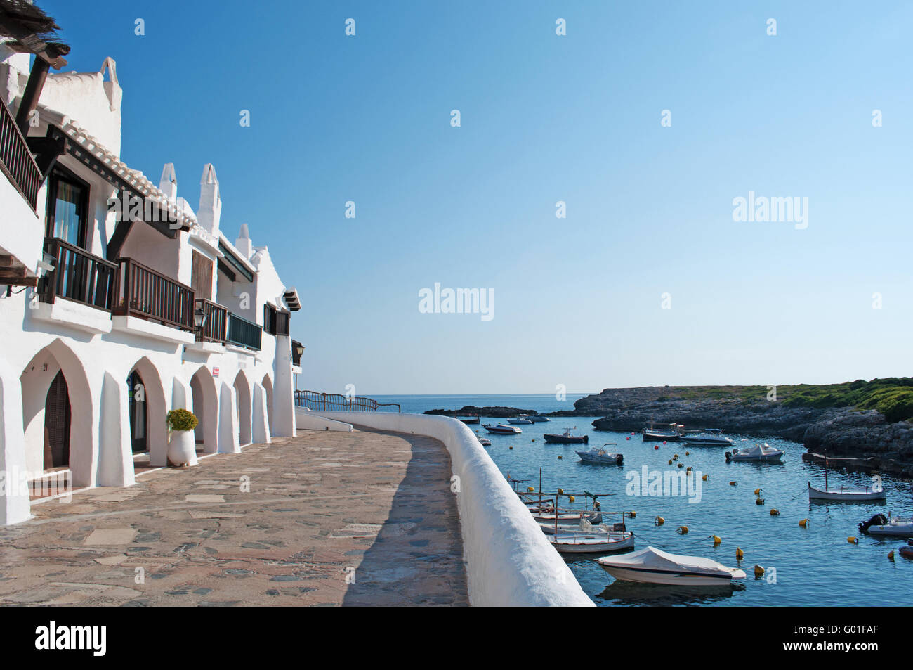 Skyline view white village hi-res stock photography and images - Alamy