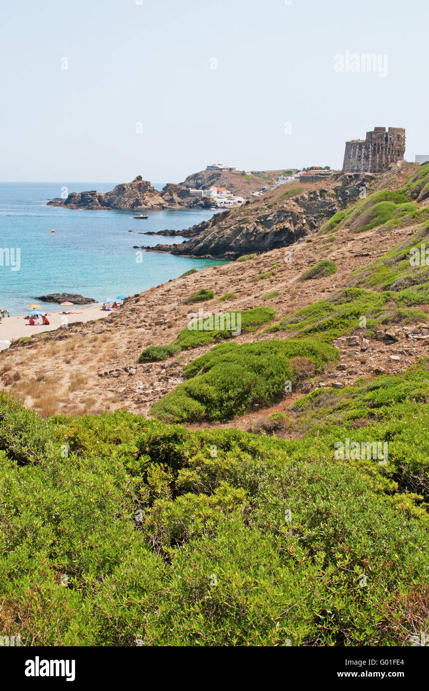 Watchtower beach spain hi-res stock photography and images - Alamy