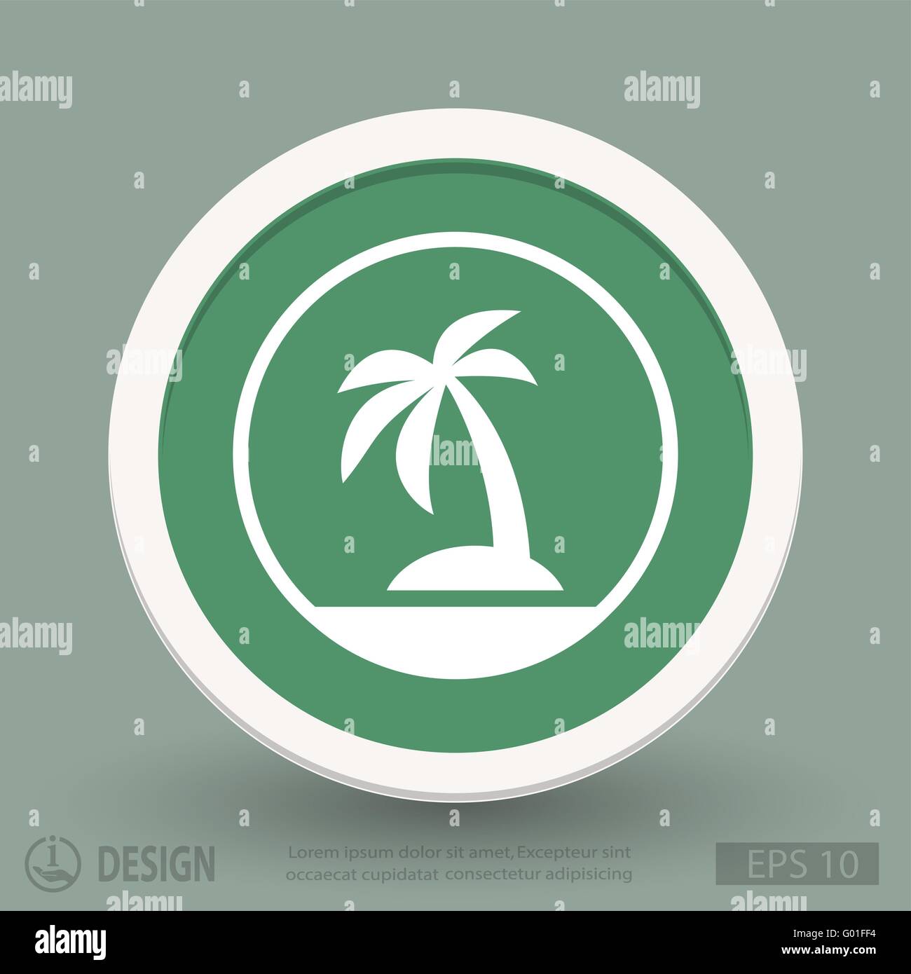 Pictograph of island Stock Vector Image & Art - Alamy