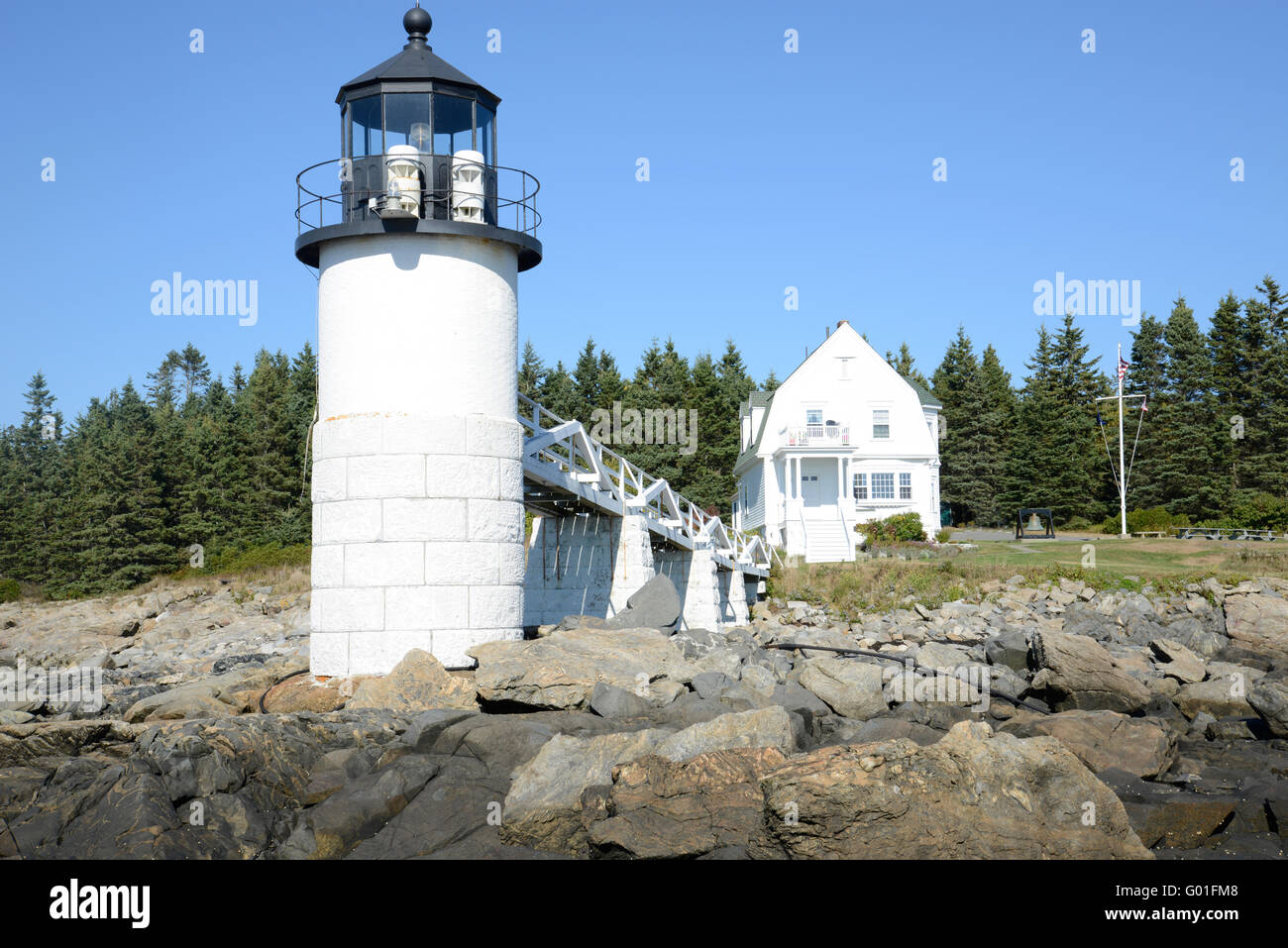 Marshall point lighthouse hi-res stock photography and images - Alamy