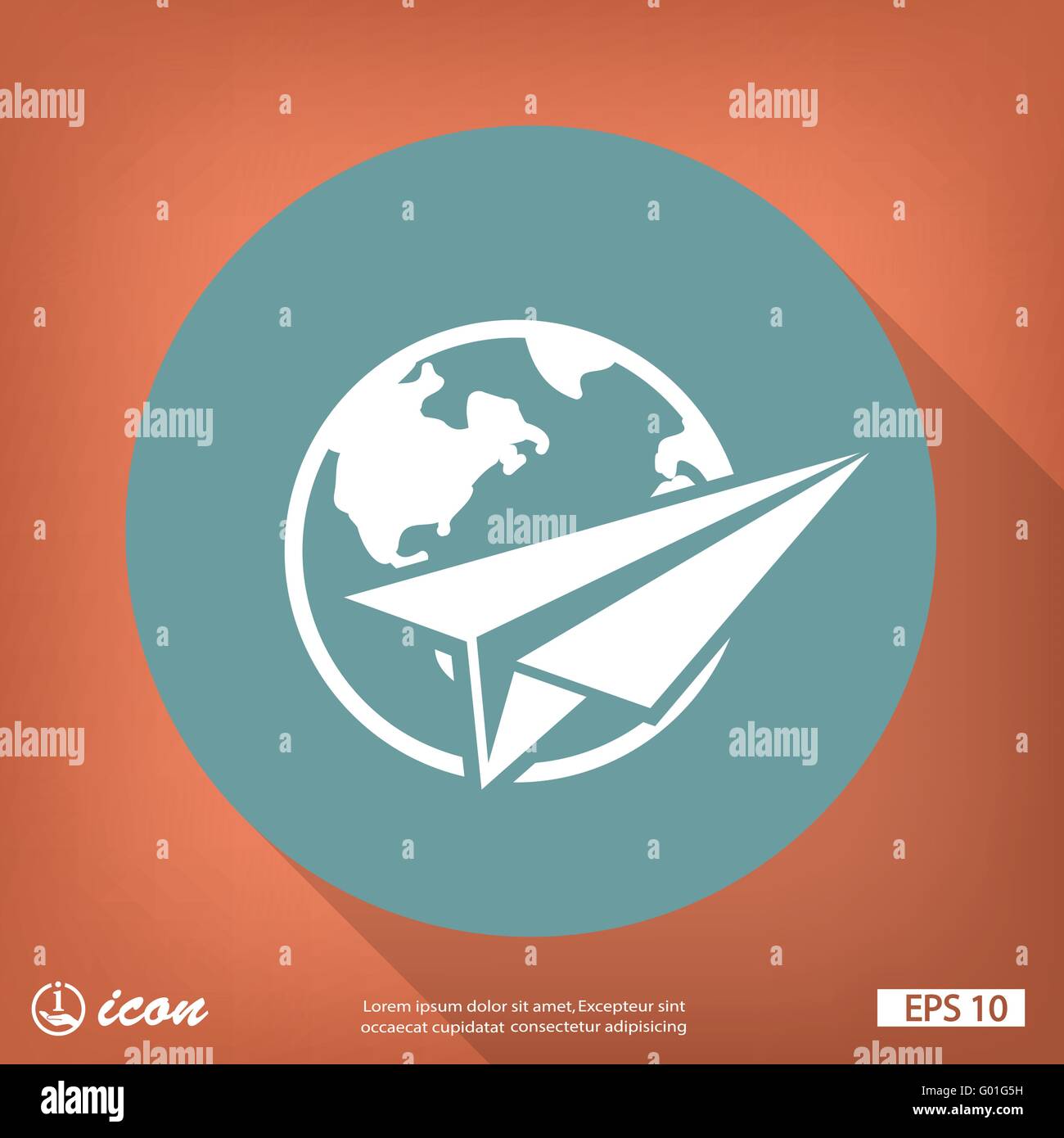 Pictograph of airplane Stock Vector Image & Art - Alamy