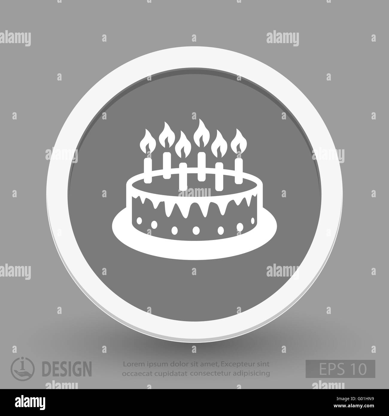 Pictograph of cake Stock Vector Image & Art - Alamy