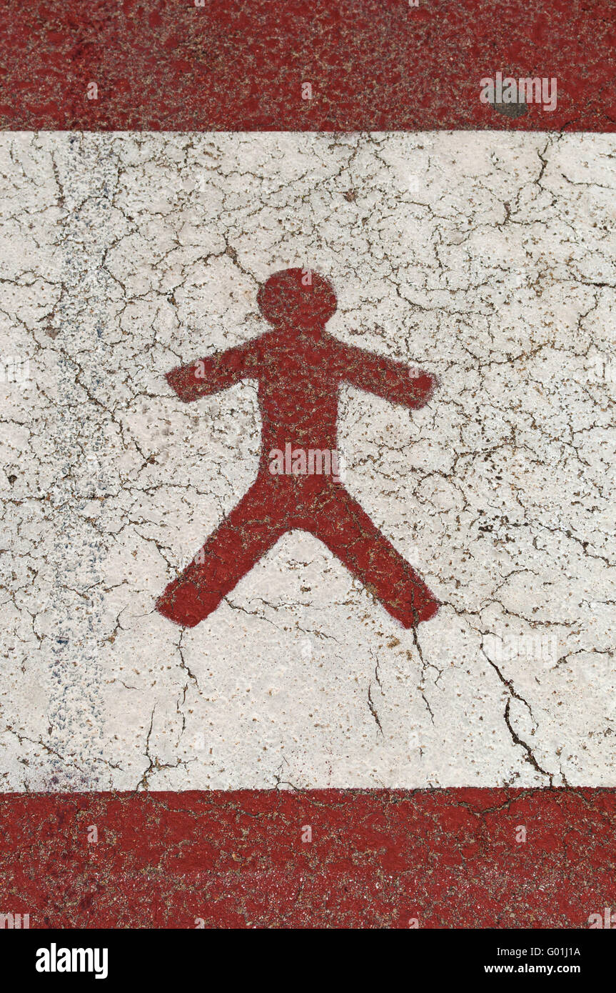 Silhouette pedestrian crossing High Resolution Stock Photography and ...