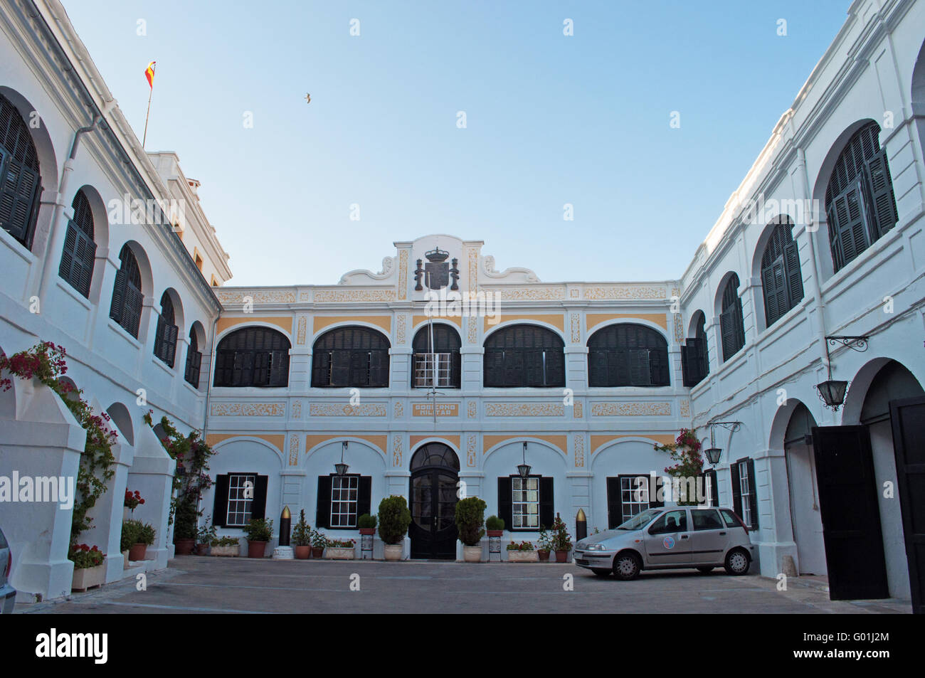 Minorca, Balearic Islands, Spain: military government headquarter in ...