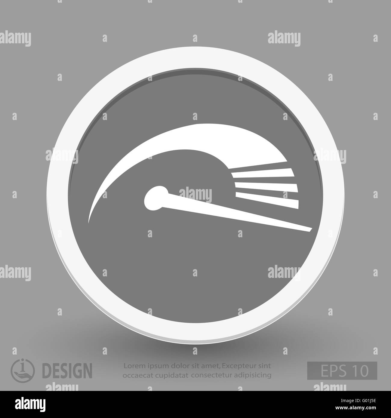 Pictograph of speedometer Stock Vector Image & Art - Alamy