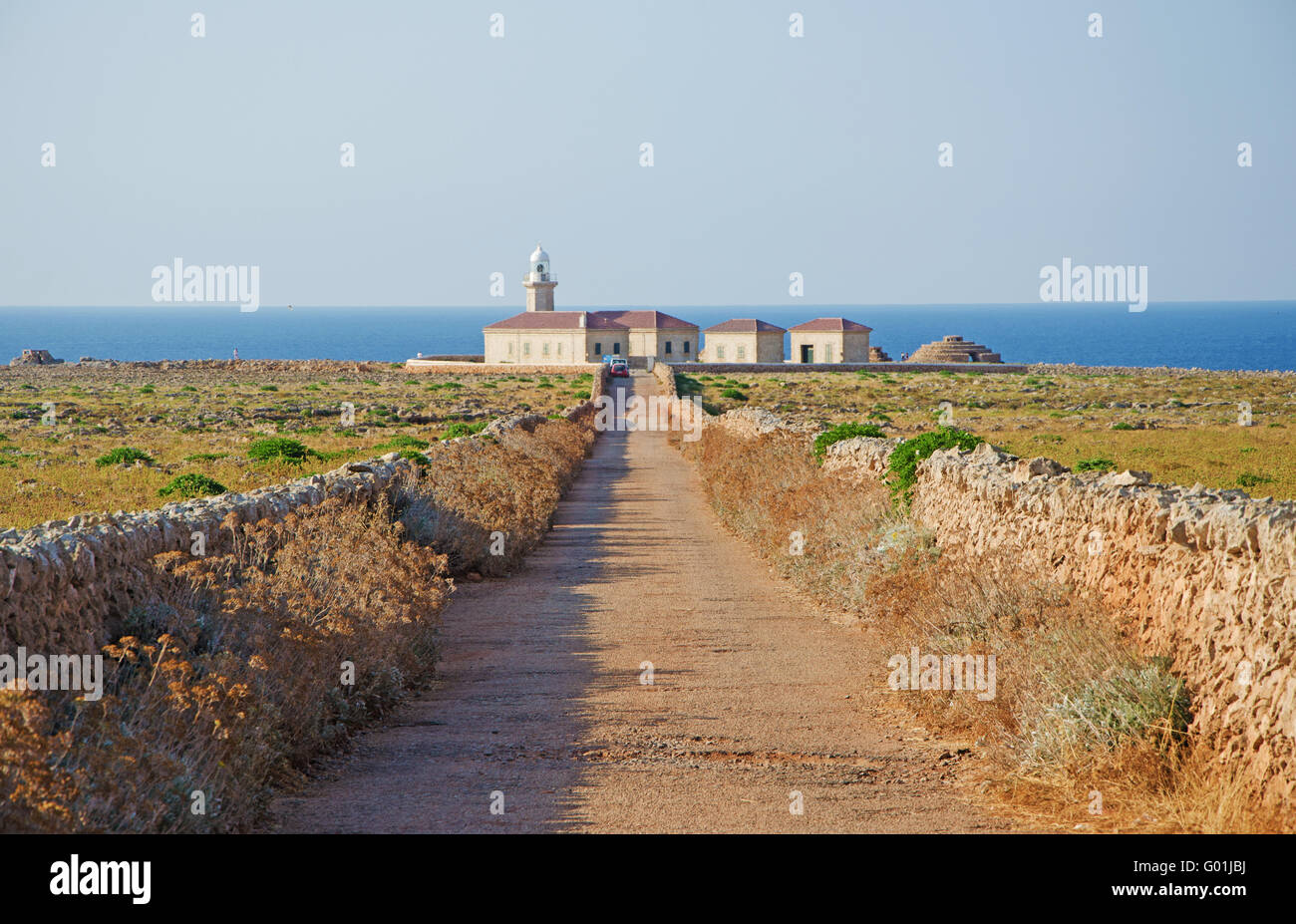 Menorca, Balearic Islands, Spain, Europe: red rocks and nature on the ...