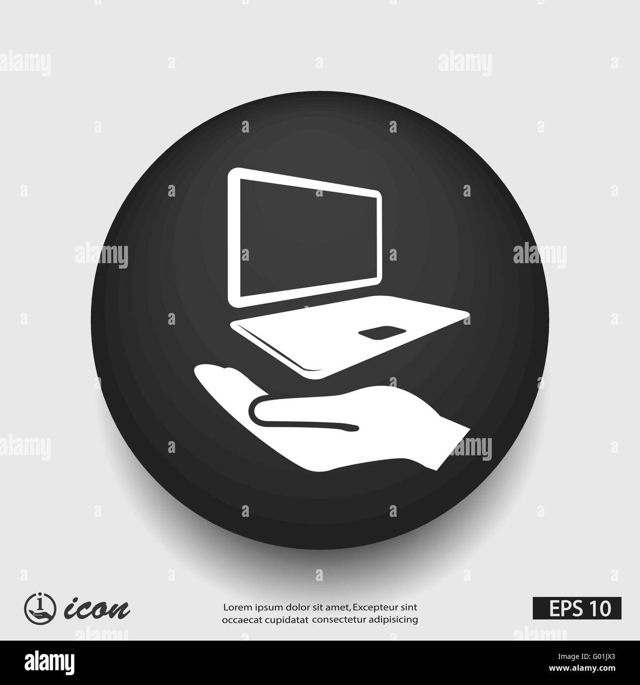 Pictograph of computer Stock Vector Image & Art - Alamy