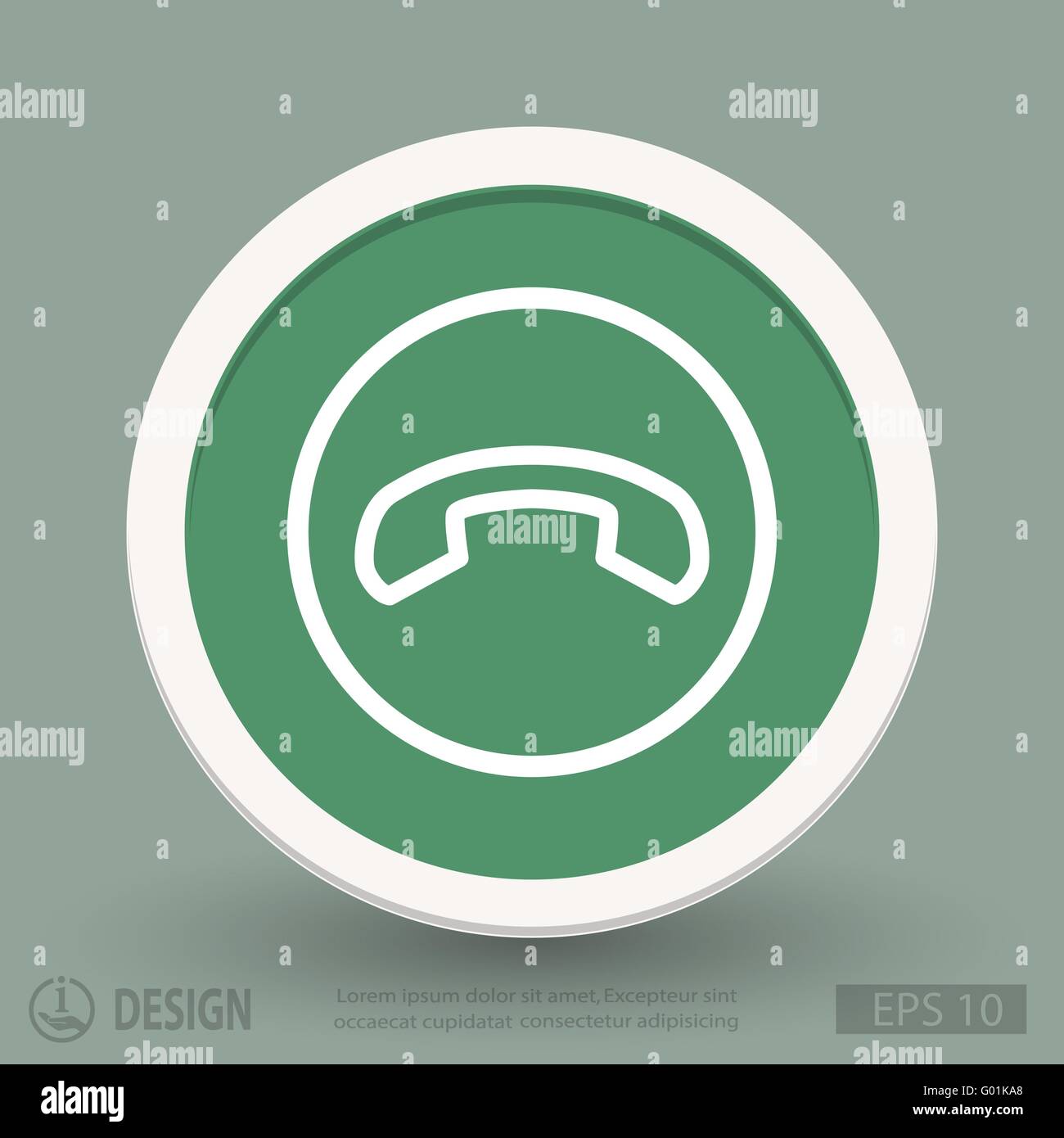 Pictograph of phone Stock Vector Image & Art - Alamy