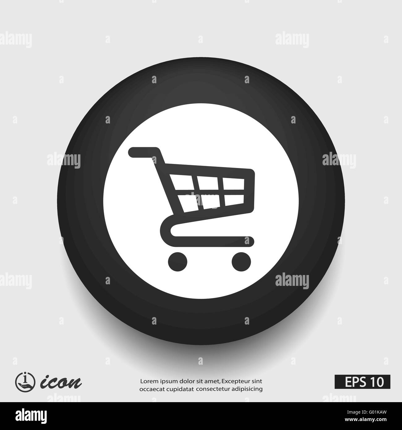 Shopping basket screen Black and White Stock Photos & Images - Alamy