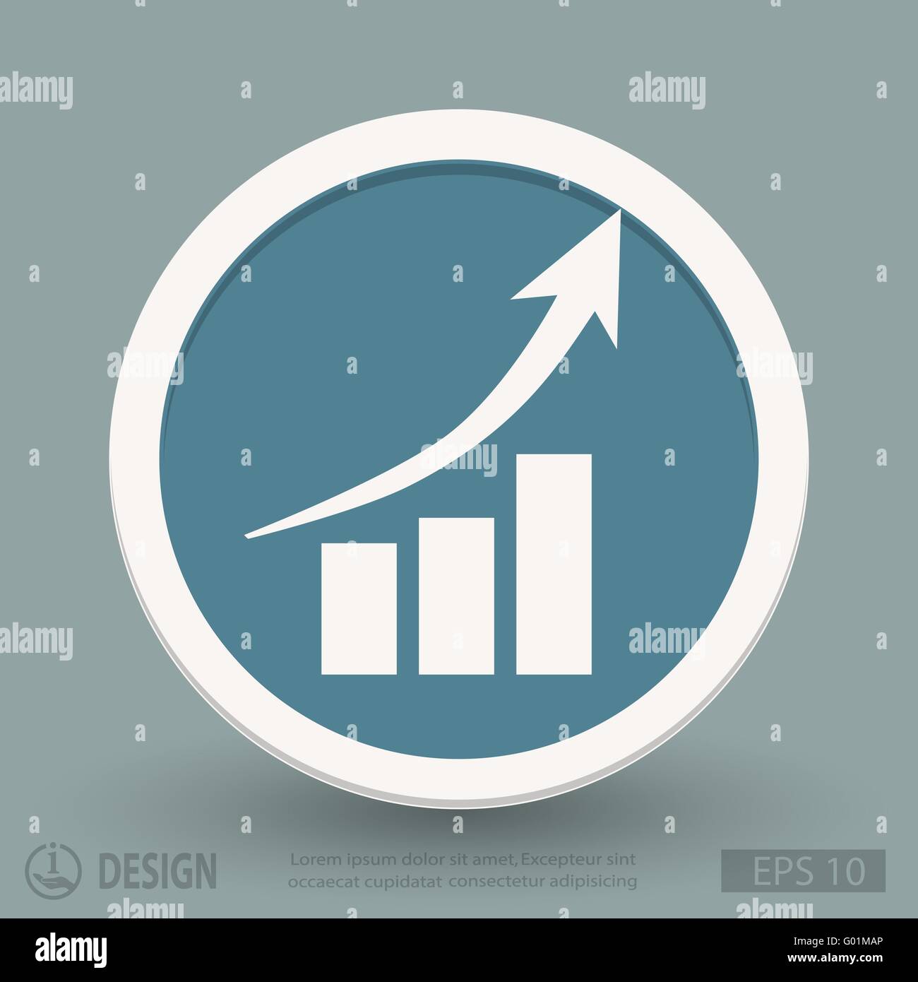 Pictograph of graph Stock Vector Image & Art - Alamy