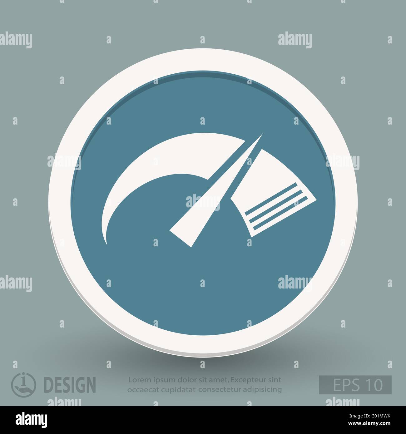 Pictograph of speedometer Stock Vector Image & Art - Alamy