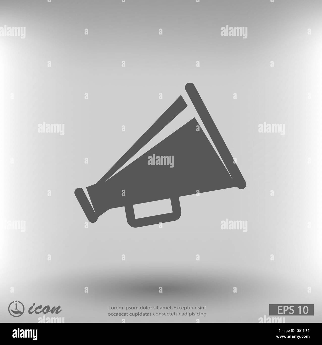 Talking megaphone Black and White Stock Photos & Images - Alamy