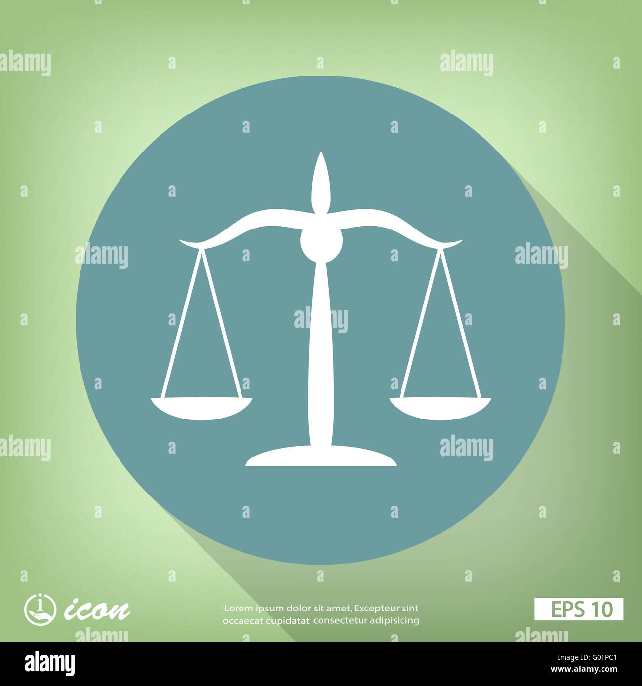 Pictograph of justice scales Stock Vector Image & Art - Alamy