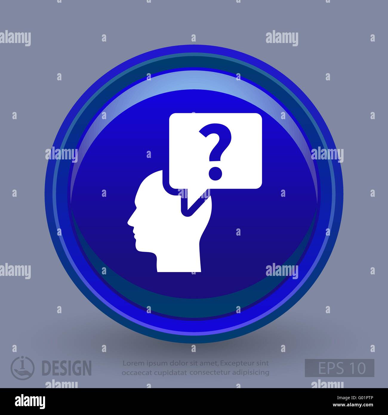 Person question mark shadow hi-res stock photography and images - Alamy