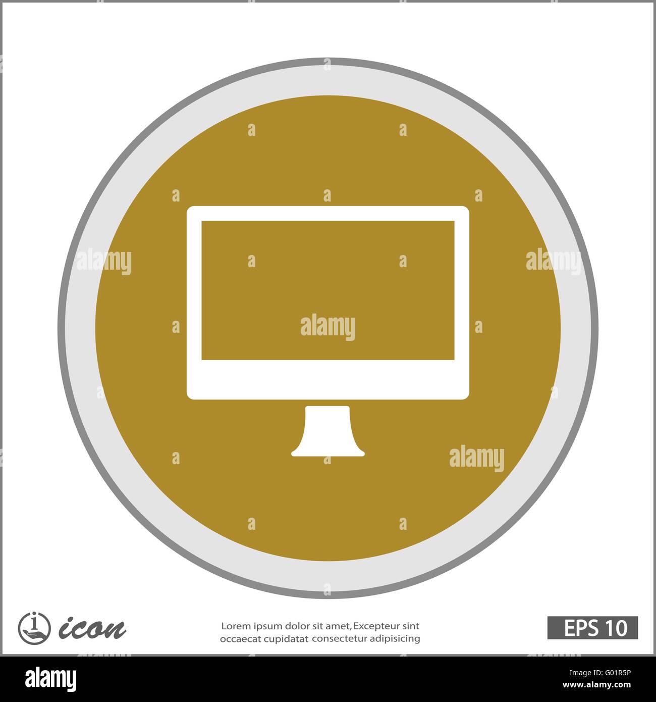 Pictograph of computer Stock Vector Image & Art - Alamy